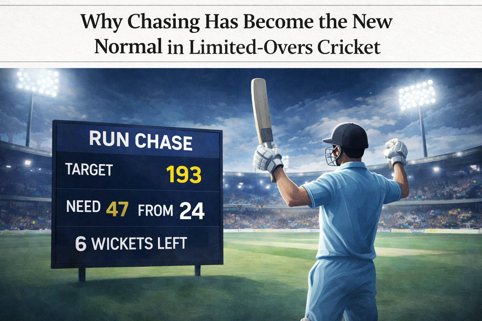 Why Chasing Has Become the New Normal in Limited-Overs Cricket ...